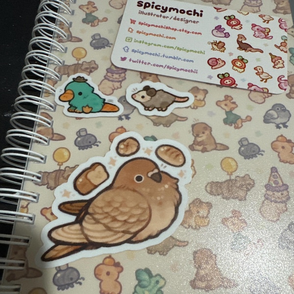 Fluffy Luna Moth Sticker / Vinyl Decal Luna Moth Sticker / Waterproof ...