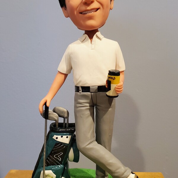 Custom Bobbleheads Golf, Personalized Golf Gifts for Him, Personalized ...