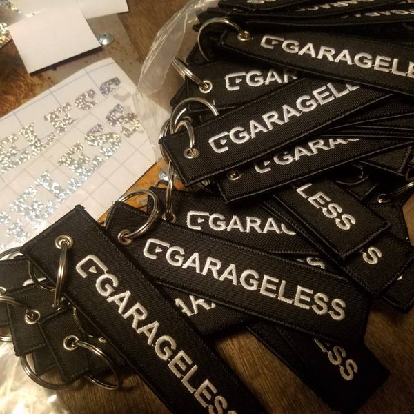 50 Custom Flight Key Chain, Flight Embroidery Key Chain, Embroidery ...