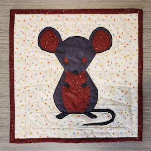 Mouse Quilt Block Pattern: Foundation Paper Piecing (PDF) - Etsy