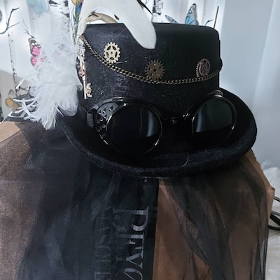 Rave Captain Style Hat, Party Sequin Hat, Military Festival Glitter ...