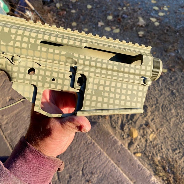 Rhodesian Brushstroke Stencil Pack for Duracoat, Cerakote, Gunkote and ...