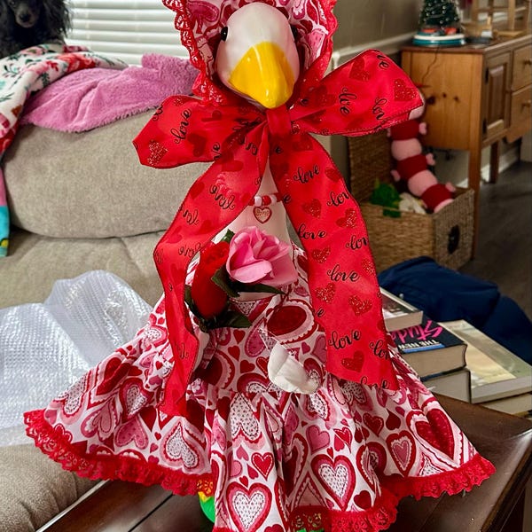 Ladybug Goose Outfit/goose Outfits/porch Goose/lawn Goose/large Goose ...