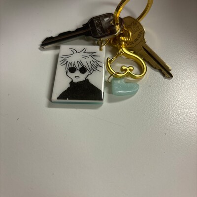 Gojo Satoru & Geto Suguru Keychain JJK Inspired Jewelry Polymer Clay ...