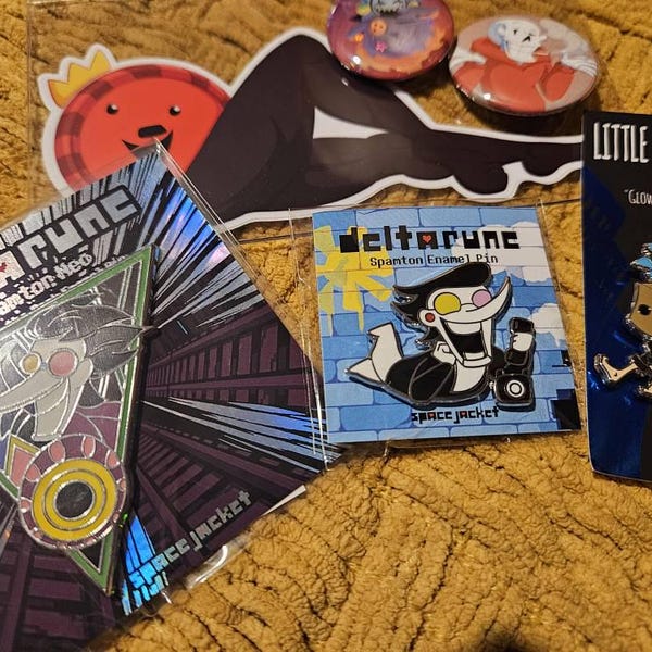 Spamton/spamton Neo(glow-in-the-dark) Enamel Pin + Free Sticker - Etsy