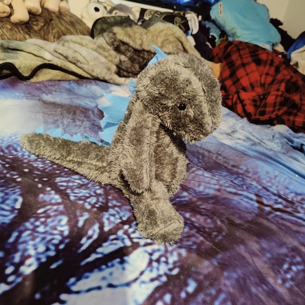 Adorable Fluffy Dinosaur DIY Pattern, Written Instructions (digital ...