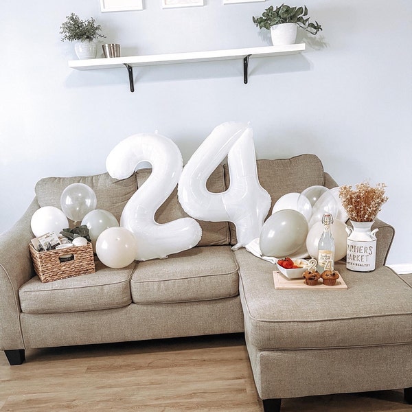 Neutral Tone Latex Balloons: Stone, Sand, Clear - Party Decorations - Etsy