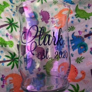 Unity Candle Holder Set Wedding Monogram Hurricane Glass - Etsy