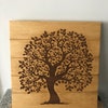 Tree of Life Wooden Sign Tree Wall Hanging Laser Engraved - Etsy
