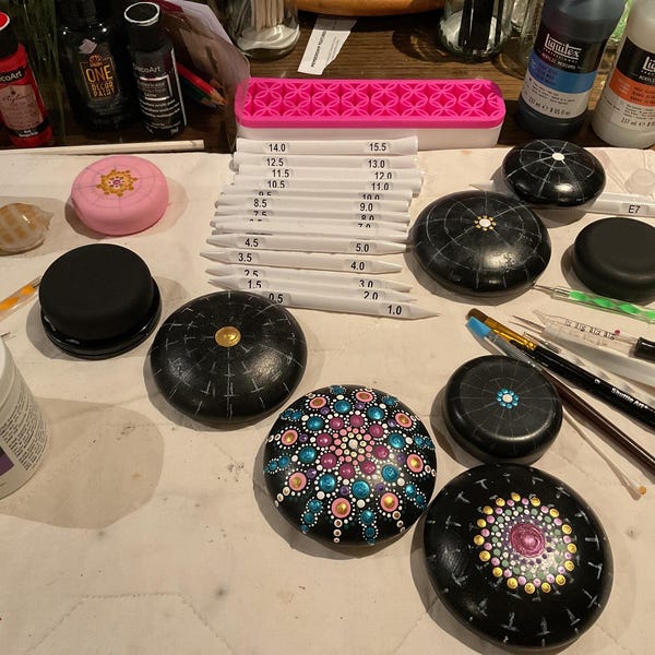 Beginners Basic Mandala Dot Art Pattern 102 Happy Dotting Company Step ...