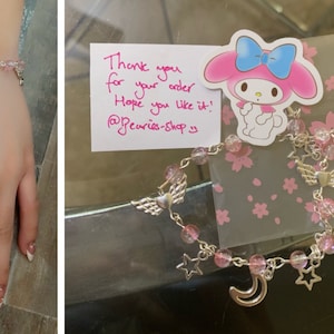 Pinkcore Pastel Magical Girl Phone Charms whimsy Goth, Pastel Goth ...