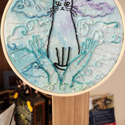 Paw Print Embroidery Pattern Design Toe Beans Art Beginner - Etsy