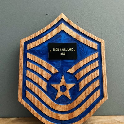 Air Force Promotion Plaques Air Force Rank Plaque Air - Etsy