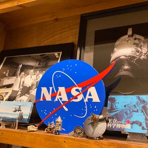 3D Printed NASA Meatball Logo Display Plaque | Etsy