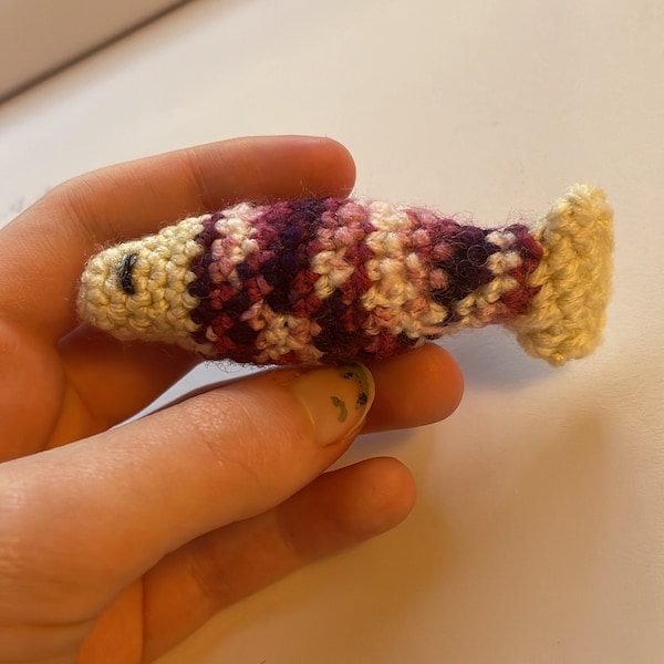 Fish Crochet Pattern, Fish Amigurumi Keychain Pattern, Animal Toy ...