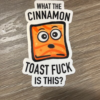 Cinnamon Funny Stickers Sarcasm Stickers Sarcastic - Etsy