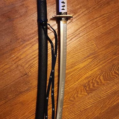 Handmade Yamato Katana Real, Hand Forged Yamato Cosplay Replica 1095 ...