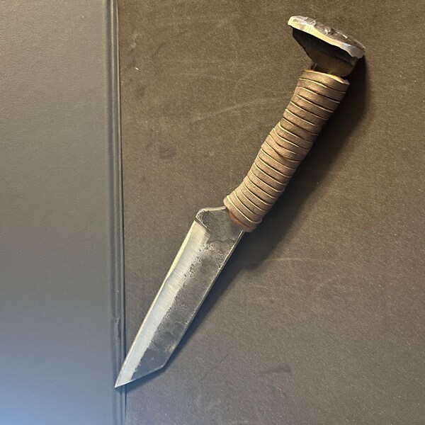 Hand Forged Railroad Spike Knives - Etsy