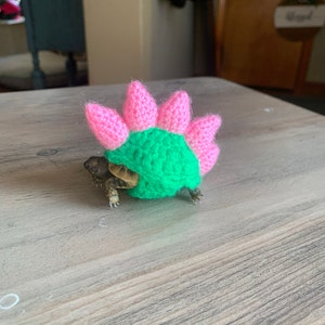 Tortoise Sweater Dinosaur, Stegosaurus Cozy for Tortoises, Crochet ...