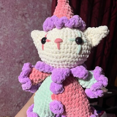 Crochet Jester Kitty and Bunny Pattern. Crochet Jester Bunny. Crochet ...