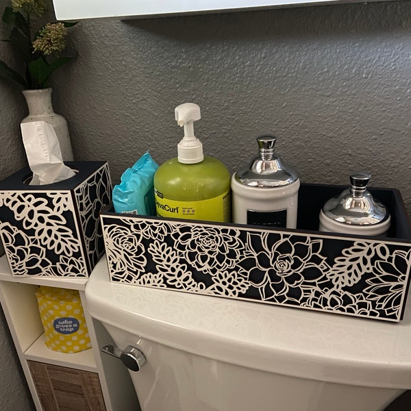 Toilet Tank Box | Bathroom Toilet Storage | Storage Box | Toilet Tank ...