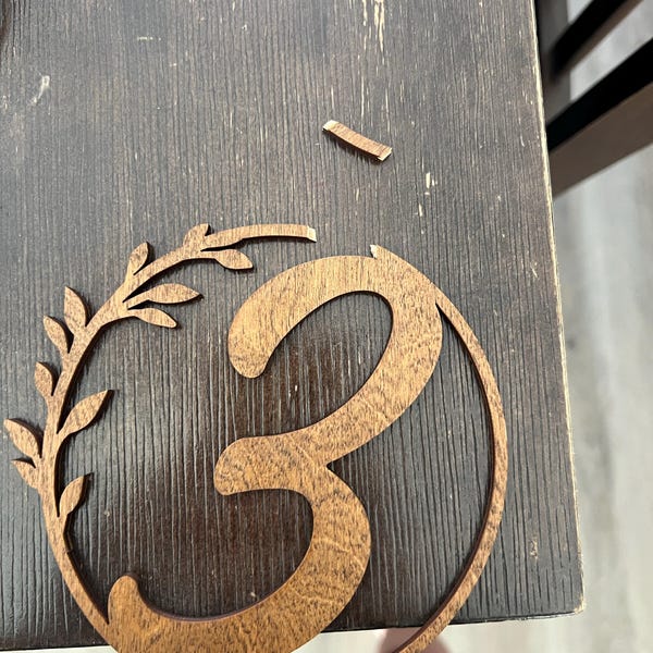 Table Numbers, Rustic Wood Wedding Decor, Table Decor, Event ...