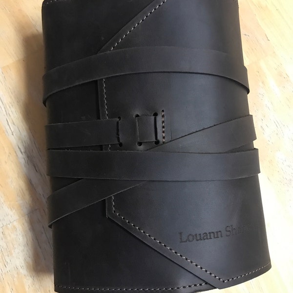 Wrapped Leather Bible Cover,scripture Cover,handmade Bible Cover,custom ...