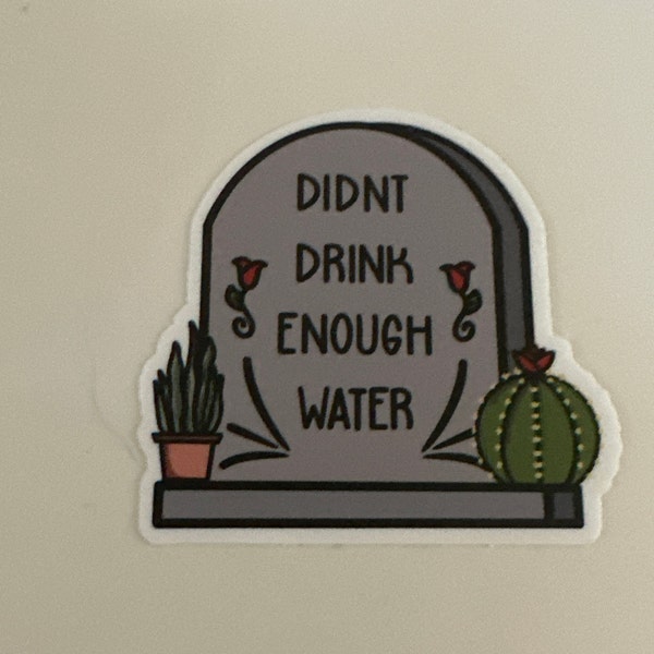 Tombstone Sticker Set of Three - Etsy