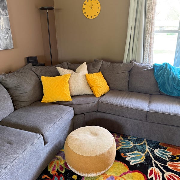 OBLONG CLOCK - Medium - Modern Wall Clock - Choice of Color! - Etsy