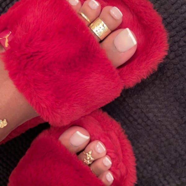 14K Gold Wide Toe Ring - Real 14 Karat Yellow Gold Wide Toe Ring - 14K ...