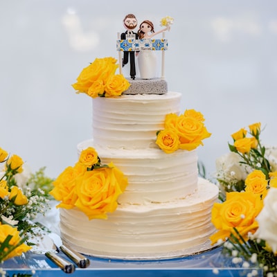 Marathon Runners Theme Bride and Groom Running Handmade Custom Wedding ...