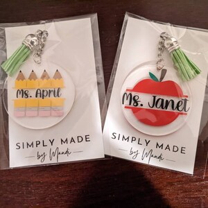 Teacher/education Key Chain Teacher Appreciation Teacher - Etsy