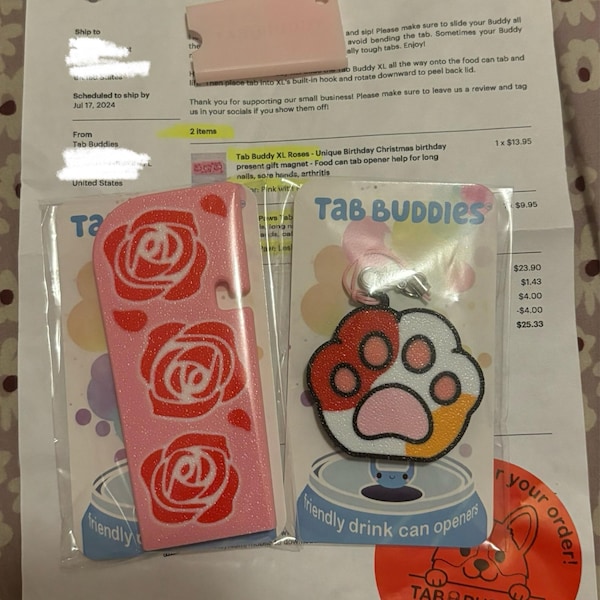 Pride Paws Tab Buddies – Cute Soda Can Tab Opener Help for Kids, Long ...