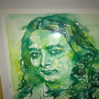 DAVID HUME Watercolor and Ink Portrait Poster Various Sizes Art Print ...