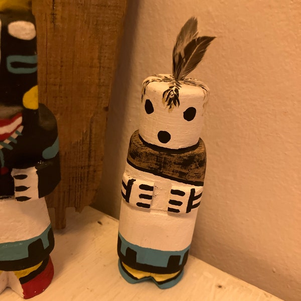 Museum Quality Traditional Hopi Chasing Star (nangasohh) Kachina/made ...