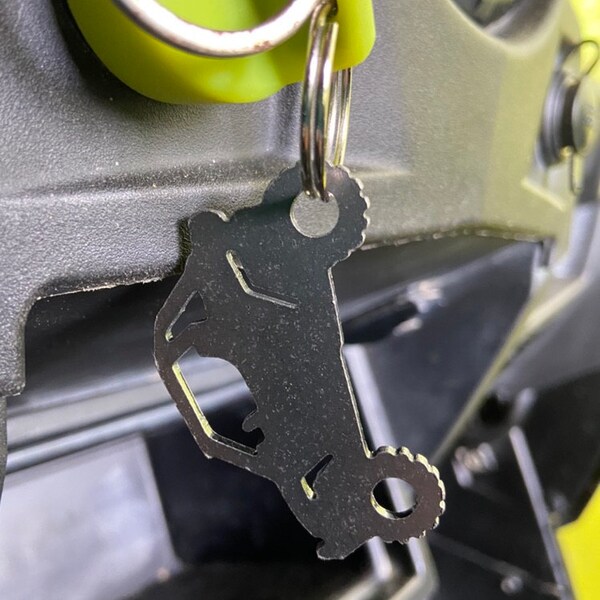 UTV Keychain, Backpack Charm, Zipper Pull, 2 Seater, Side by Side, SXS ...