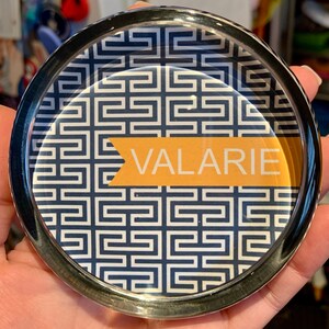 Personalized Glass Paperweight Girls Office Supplies Custom Paper ...