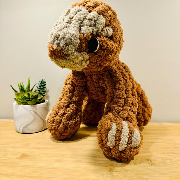 SYDNEY SLOTH / Full Video Tutorial / Finger Knit Sloth Snuggler ...