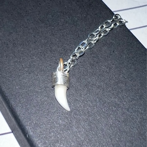 Custom Puppy/ Kitten Tooth Necklace // Pet Memorial Necklace // Dog ...