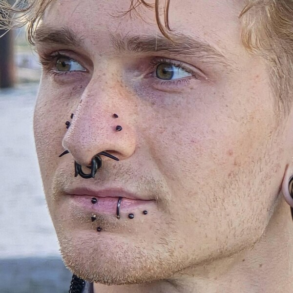 100% Organic Navel Spike. Unique Buffalo Horn Organic Navel Piercing ...