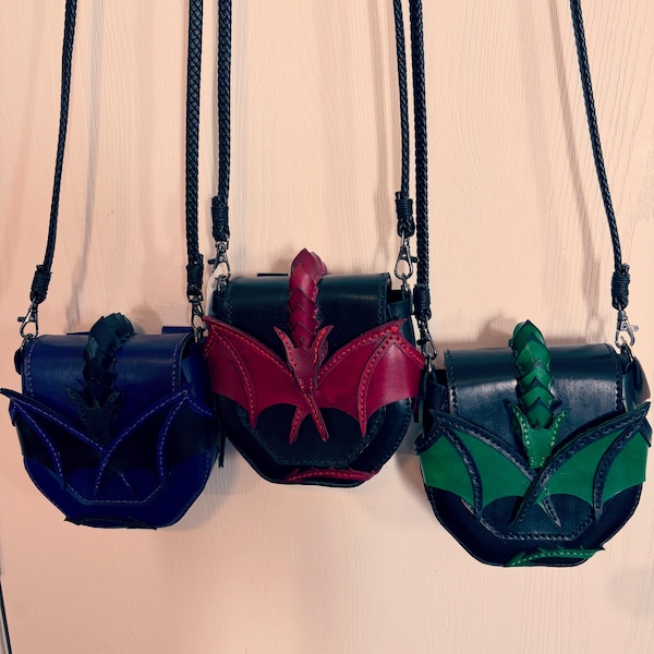 PDF & DXF Leather Dragon Hunter Bag PDF Pattern - Etsy