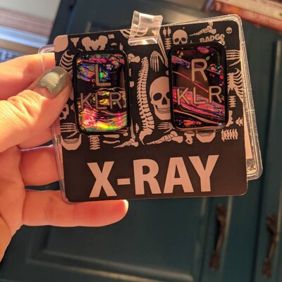 Holographic Oil Spill X-ray Markers Fun Xray Markers With Initials ...