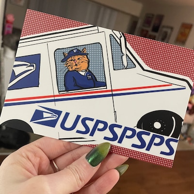 USPS pspspsps Postcards / Funny Cat Postcards to saveusps - Etsy