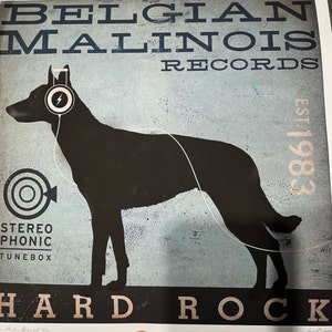 BROWN DOG records chocolate labrador album artwork on gallery | Etsy