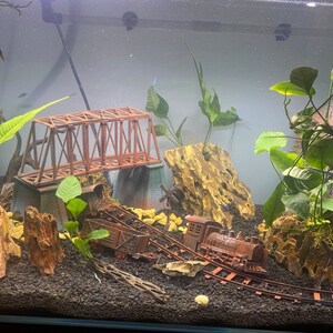 Godzilla Fish Tank Decorations - Etsy