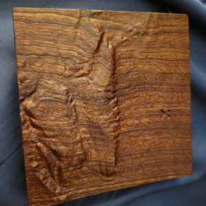 Custom 3D Wood Topographical Map. Anywhere in the World. - Etsy