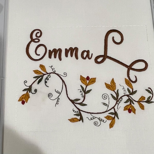 Script Embroidery Font Bundle #1 - 10 Embroidery Fonts - Formats ...