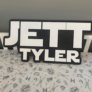 Custom Wooden Outline Name Sign - Etsy