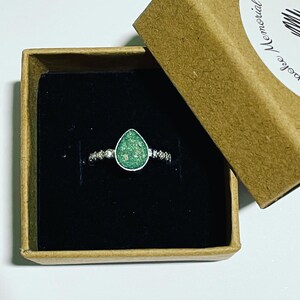 925 Sterling Silver Rectangle Shape Ring Prong Bezel Setting | Etsy