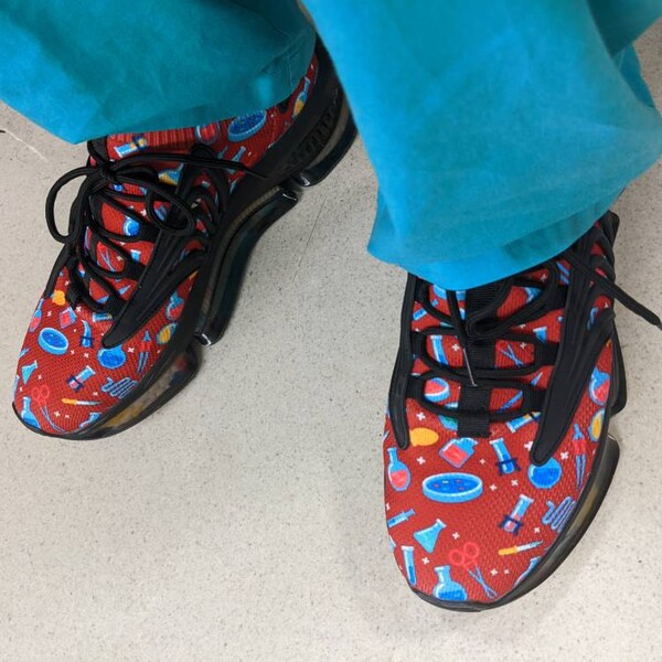 MEDICAL LAB SCIENCE Shoes, Science Teacher Shoes, Phd Graduation Gift ...